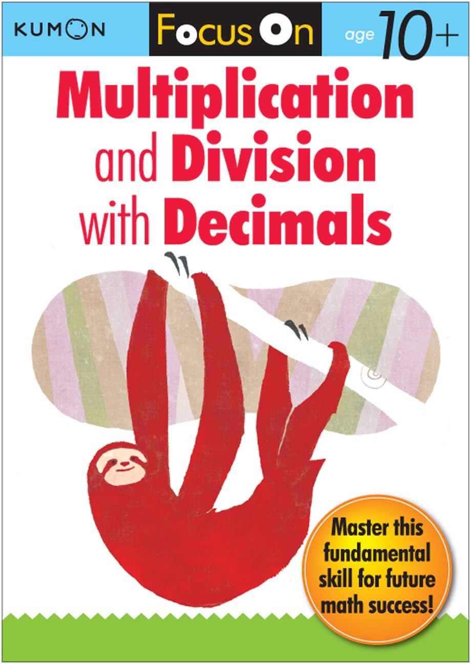 >KUMON Grade 4-7 Focus On Multiplication & Division with Decimals Age ...