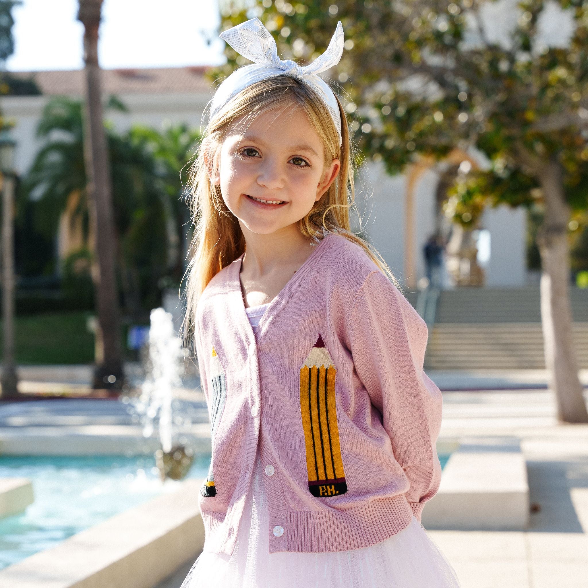 >Petite Hailey Kids Pencil Knit Cardigan - Pink – Mom Loves Me Children ...