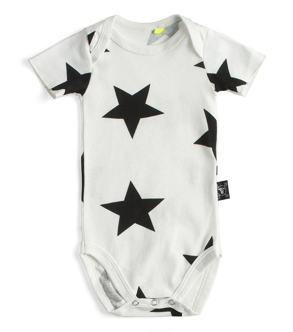 Nununu Baby STAR Onesie - White - 6-12M – Mom Loves Me Children Boutique