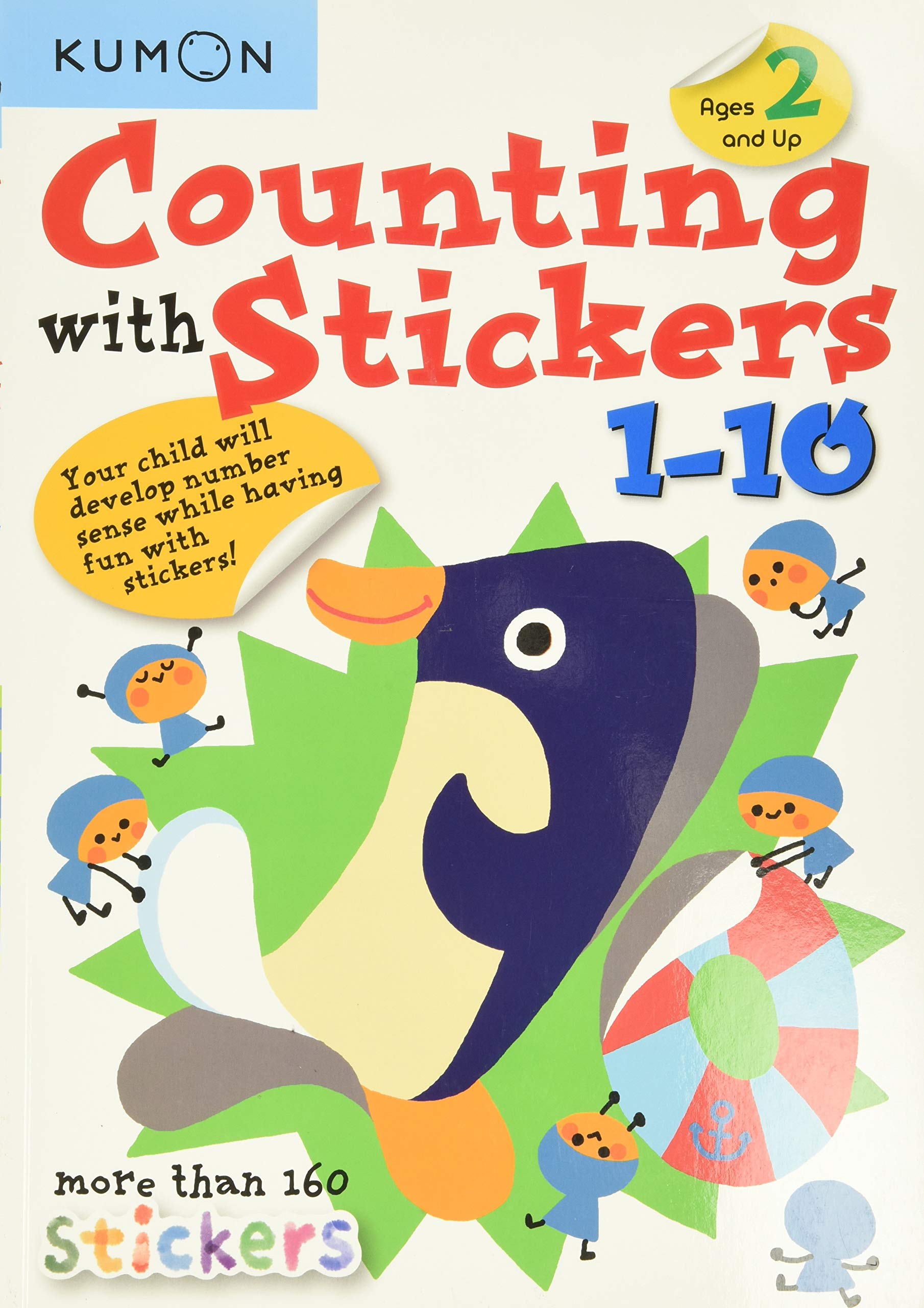 >KUMON Grade PreK Counting With Stickers 1-10 - Age 2-4 – Mom Loves Me ...