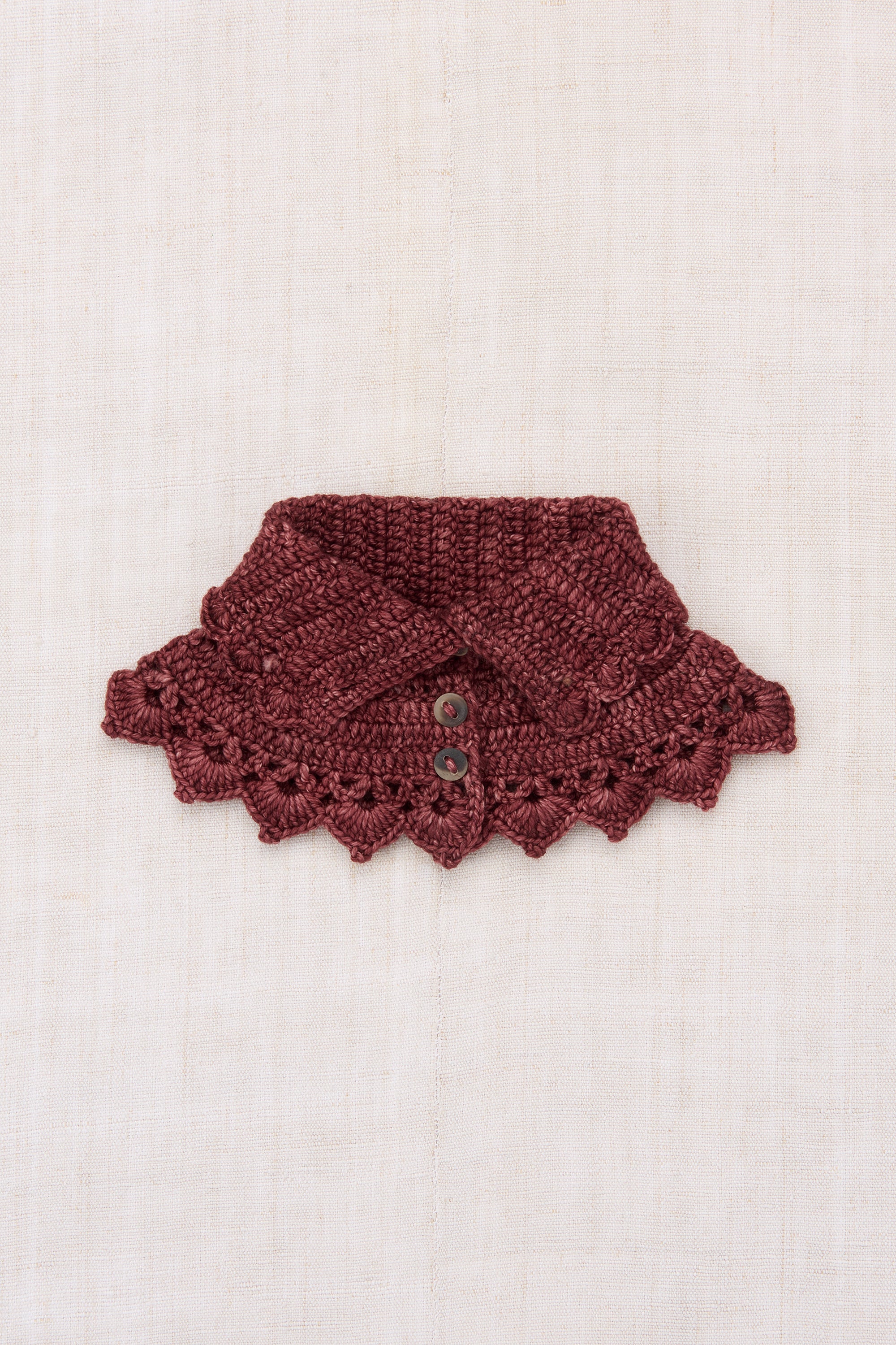 >Misha & Puff Crochet Button Collar - Madder Root – Mom Loves Me ...