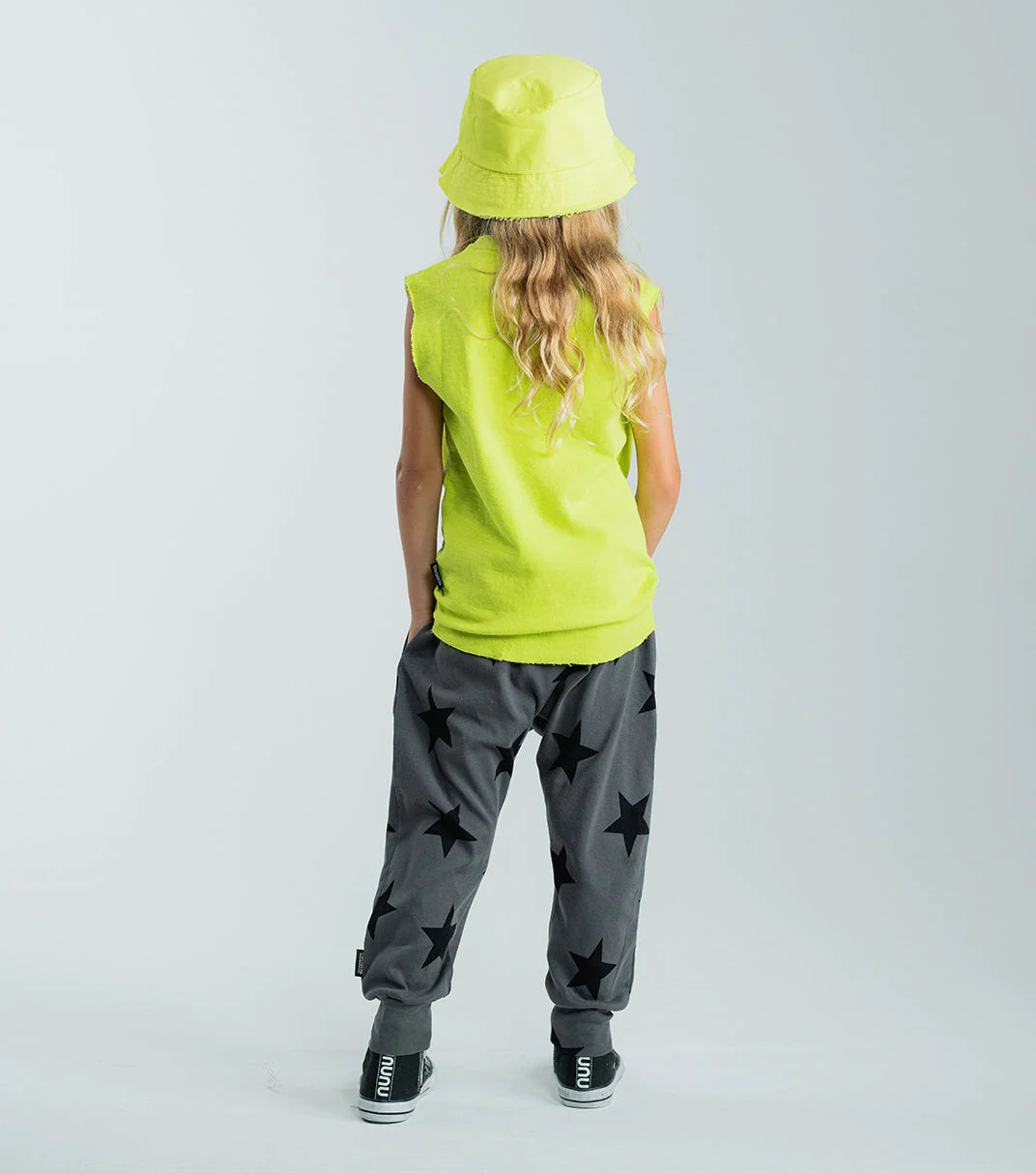 Nununu Kids FRENCH TERRY STAR BAGGY PANTS - Graphite – Mom Loves Me ...