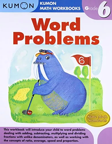 >KUMON Grade 6 Word Problems Age 8-12 – Mom Loves Me Children Boutique