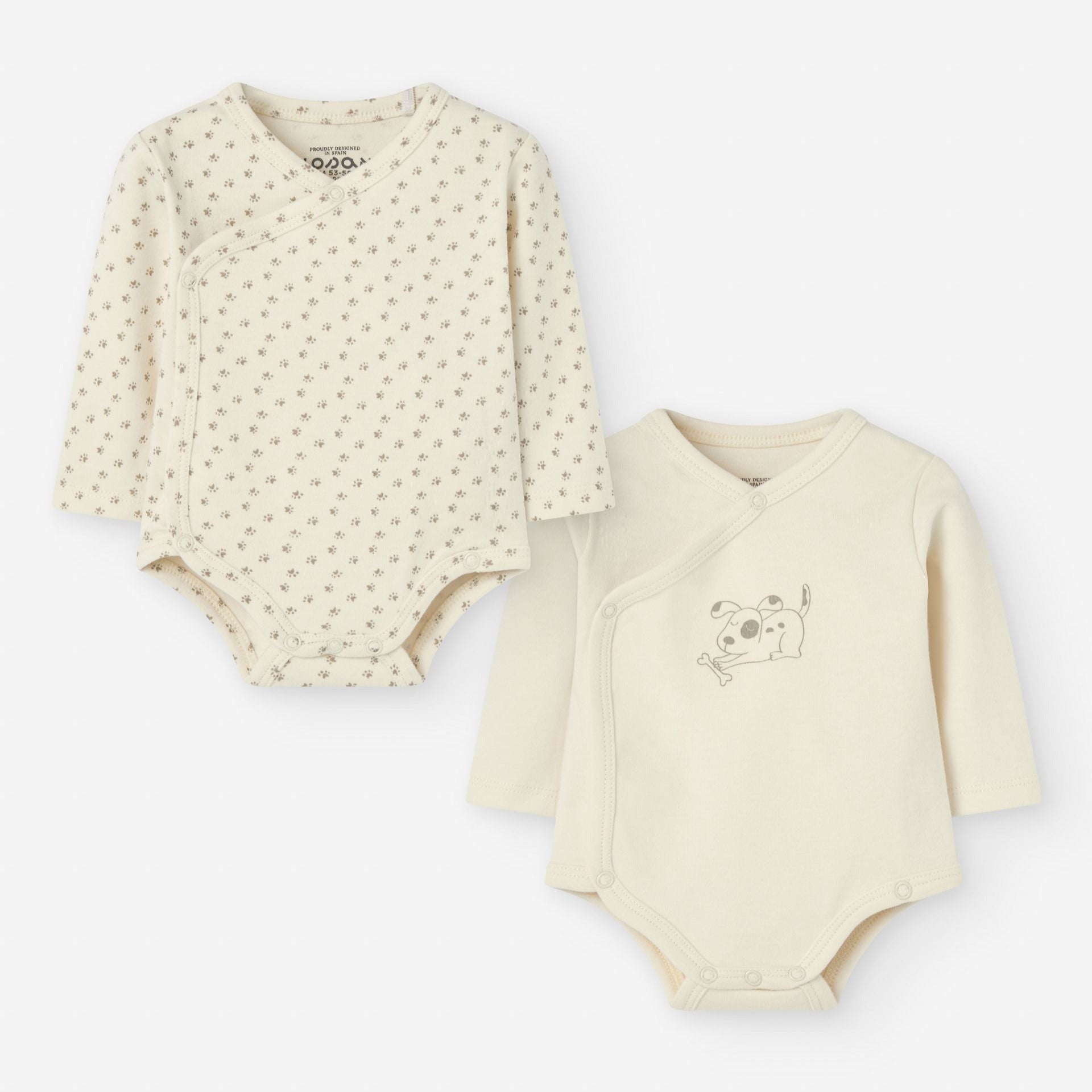 Losan Baby Cats & Dogs Bodysuit 2-Pack Set - Newborn – Mom Loves Me ...