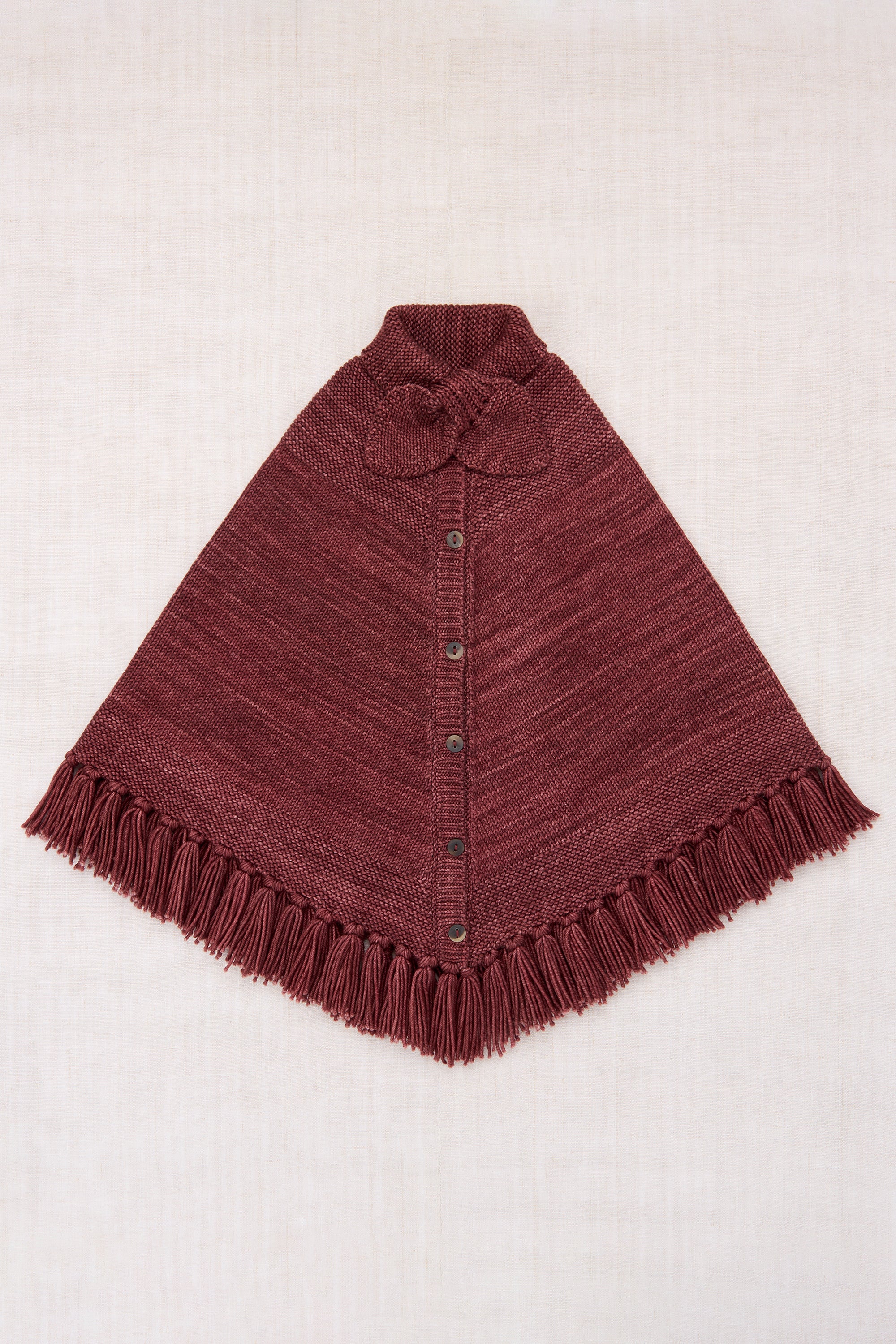 >Misha & Puff Scout Poncho - Madder Root – Mom Loves Me Children Boutique